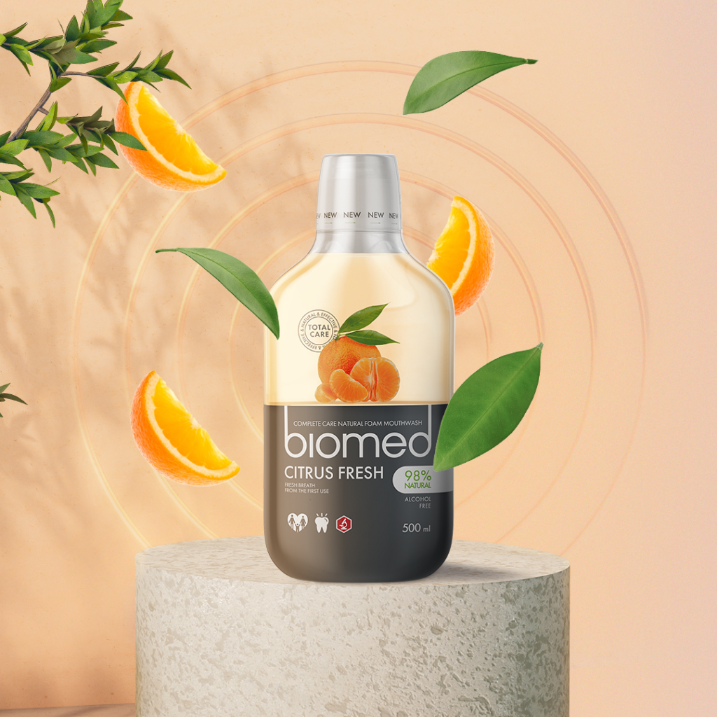 Biomed Citrus Fresh ústní voda 500ml - pasta-splat.cz - dokonalé pasty ...